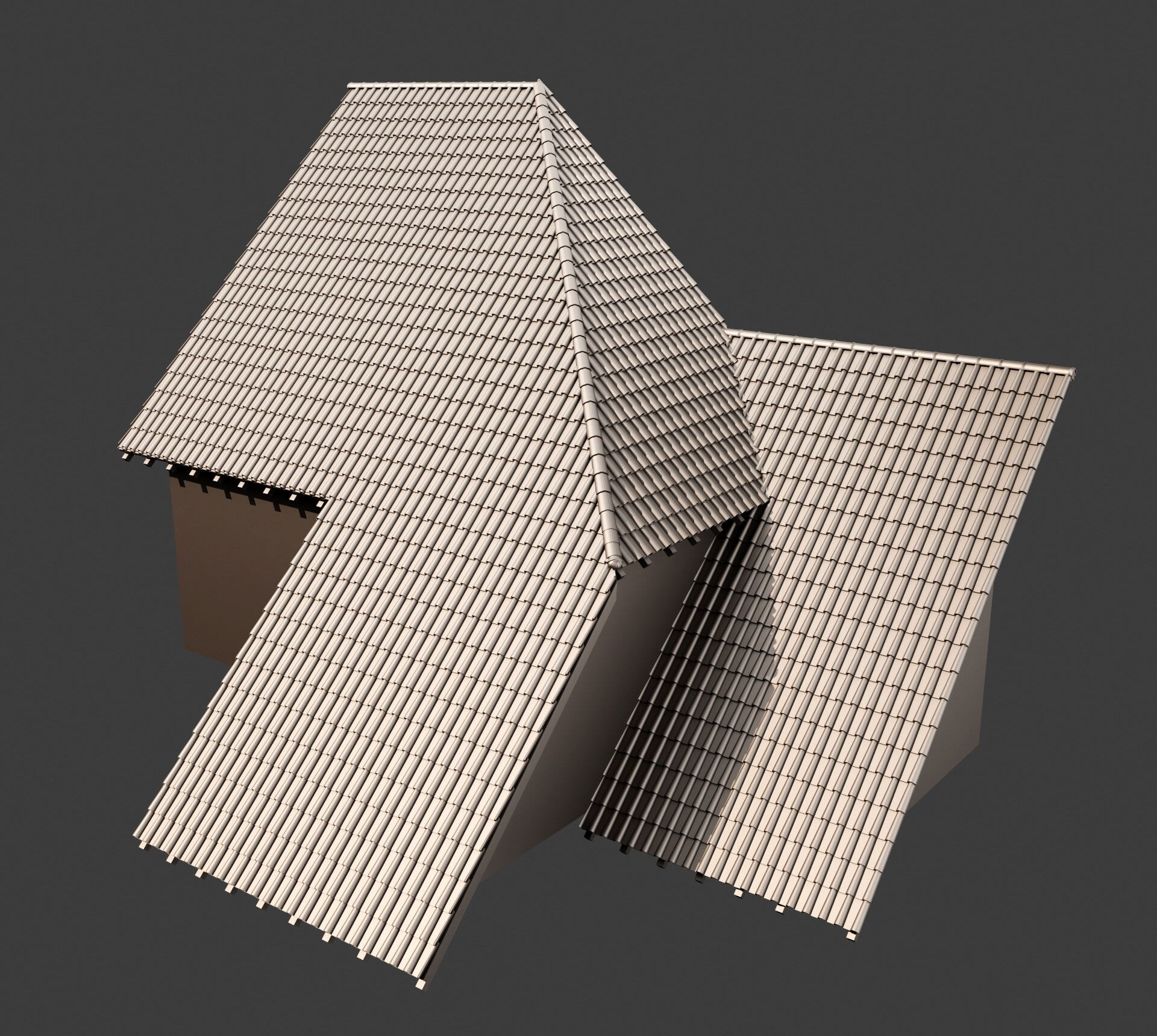 Realistic Roof 25 - 3D Model by msasdt