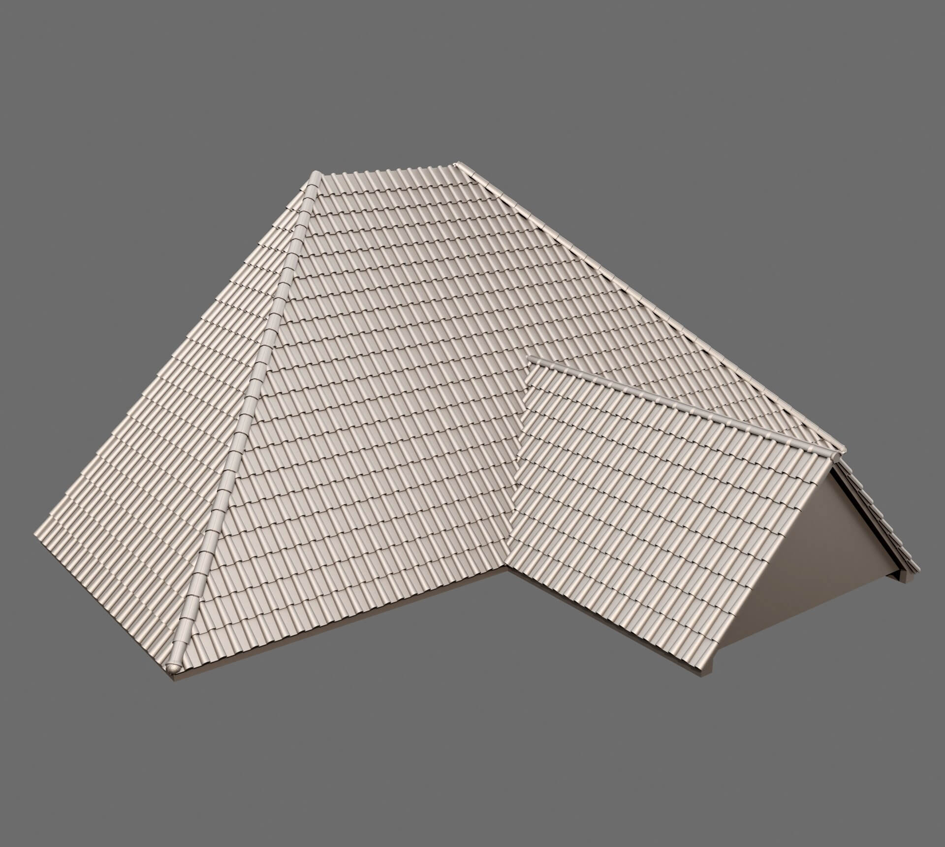 Realistic Roof 27 - 3D Model by msasdt