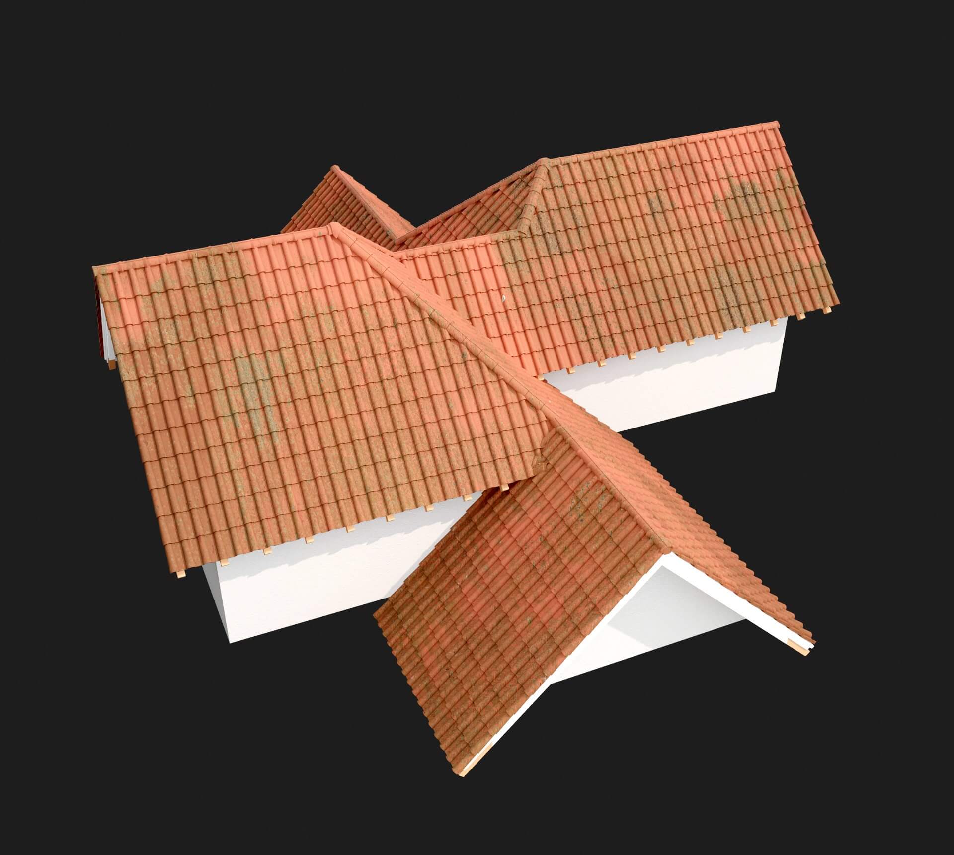 Realistic Roof 32 - 3D Model by msasdt