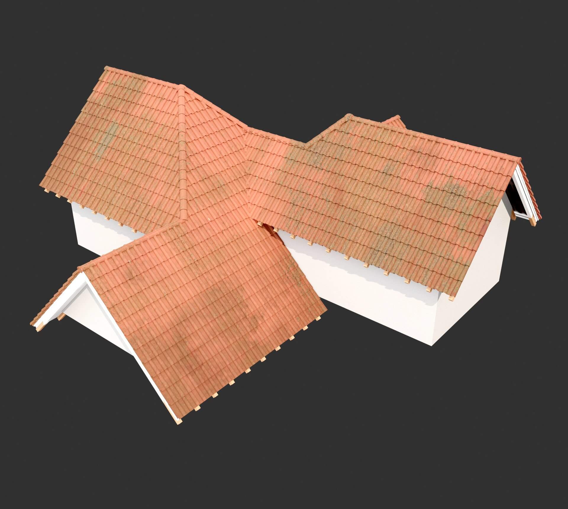 Realistic Roof 32 - 3D Model by msasdt