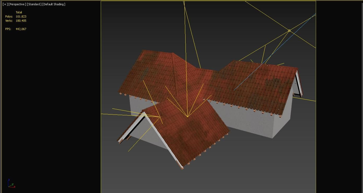 Realistic Roof 32 - 3D Model by msasdt