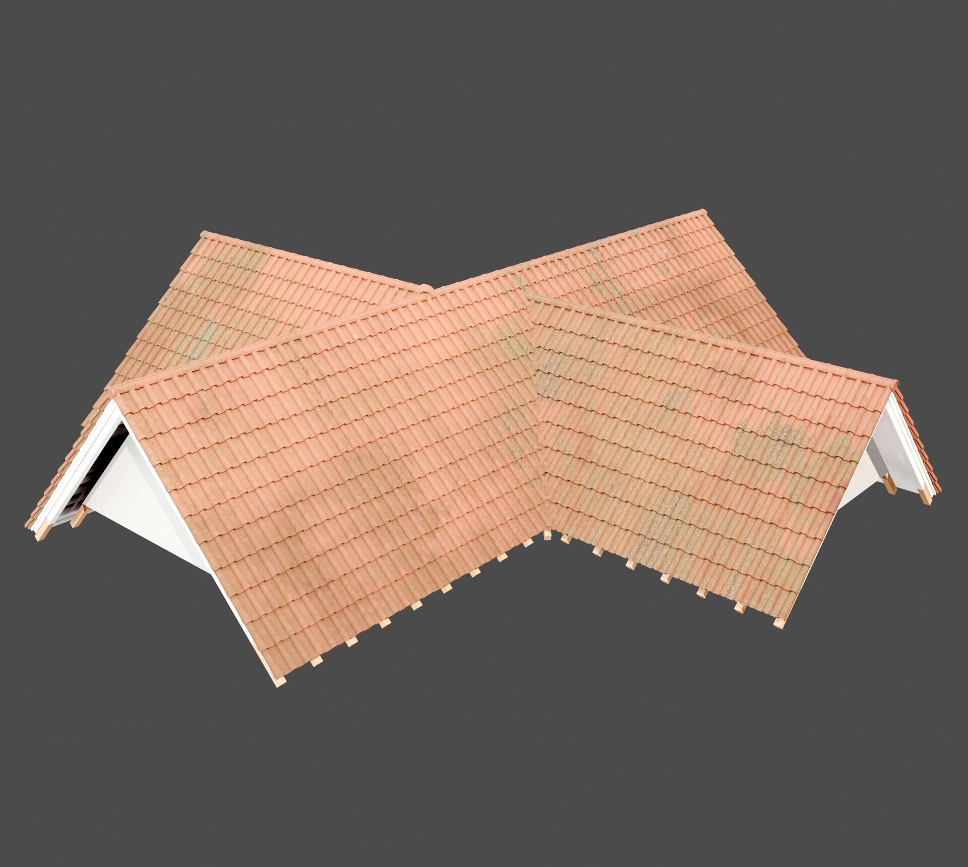 Realistic Roof 32 - 3D Model by msasdt