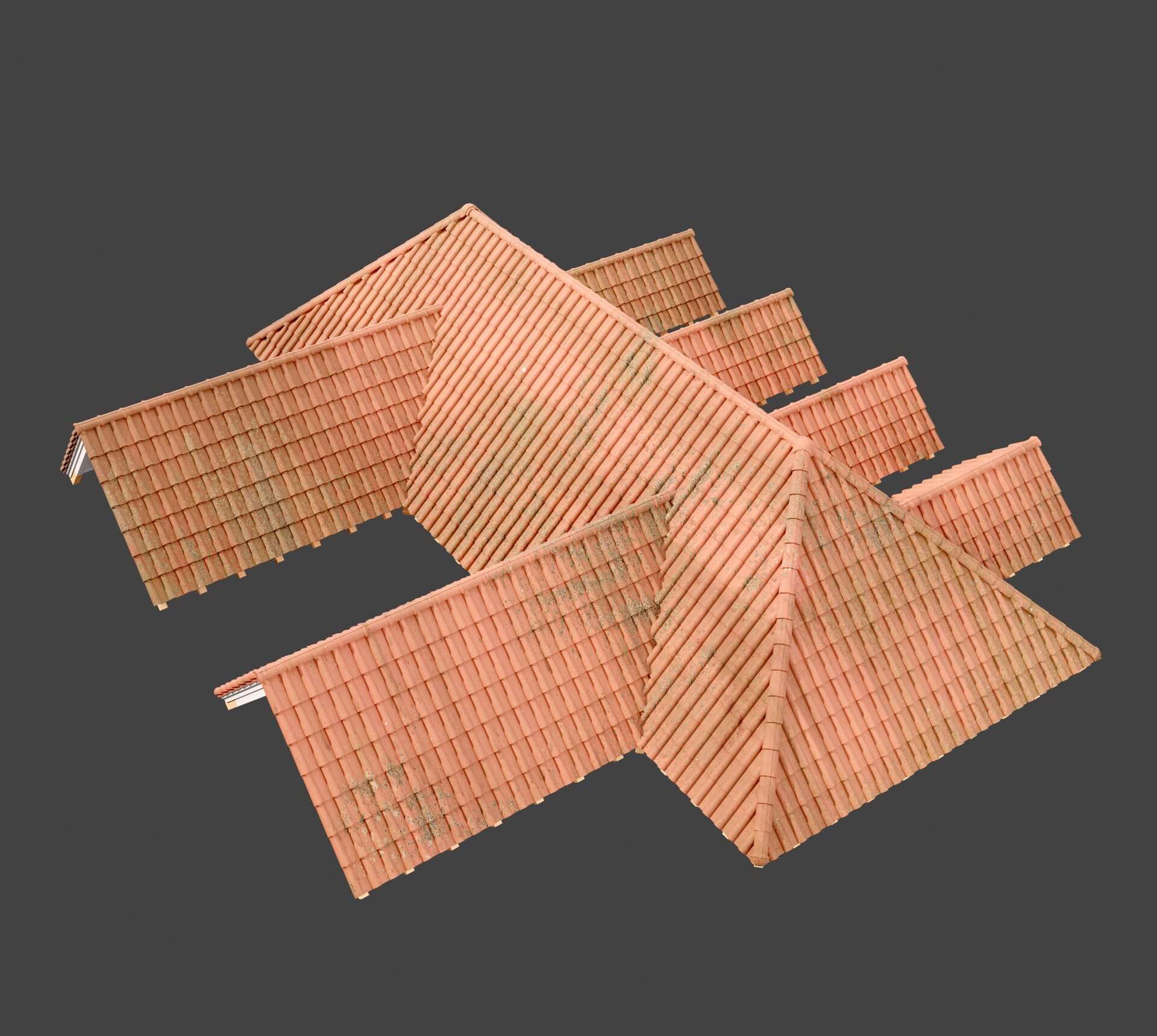 Realistic Roof 34 - 3D Model by msasdt