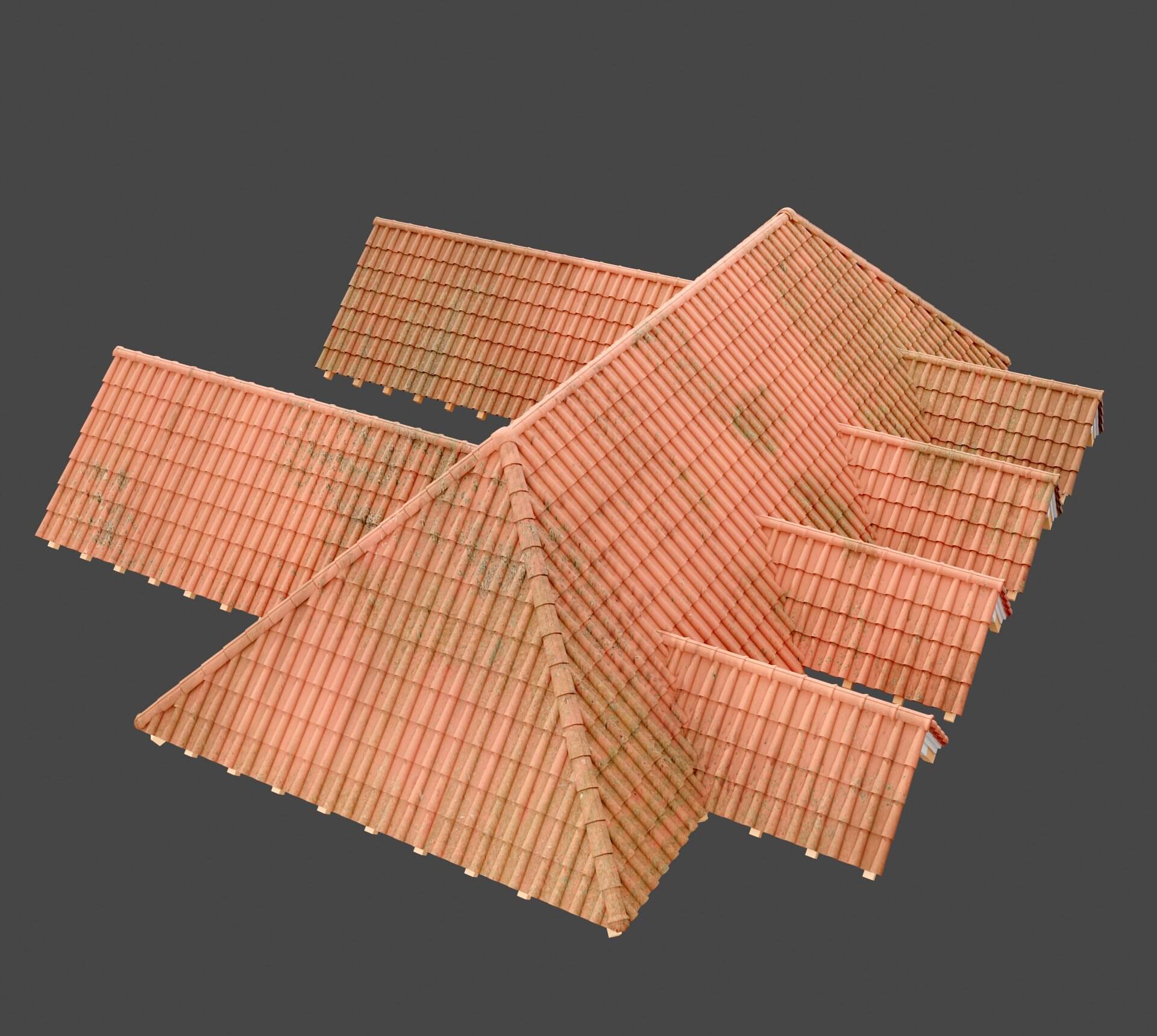 Realistic Roof 34 - 3D Model by msasdt