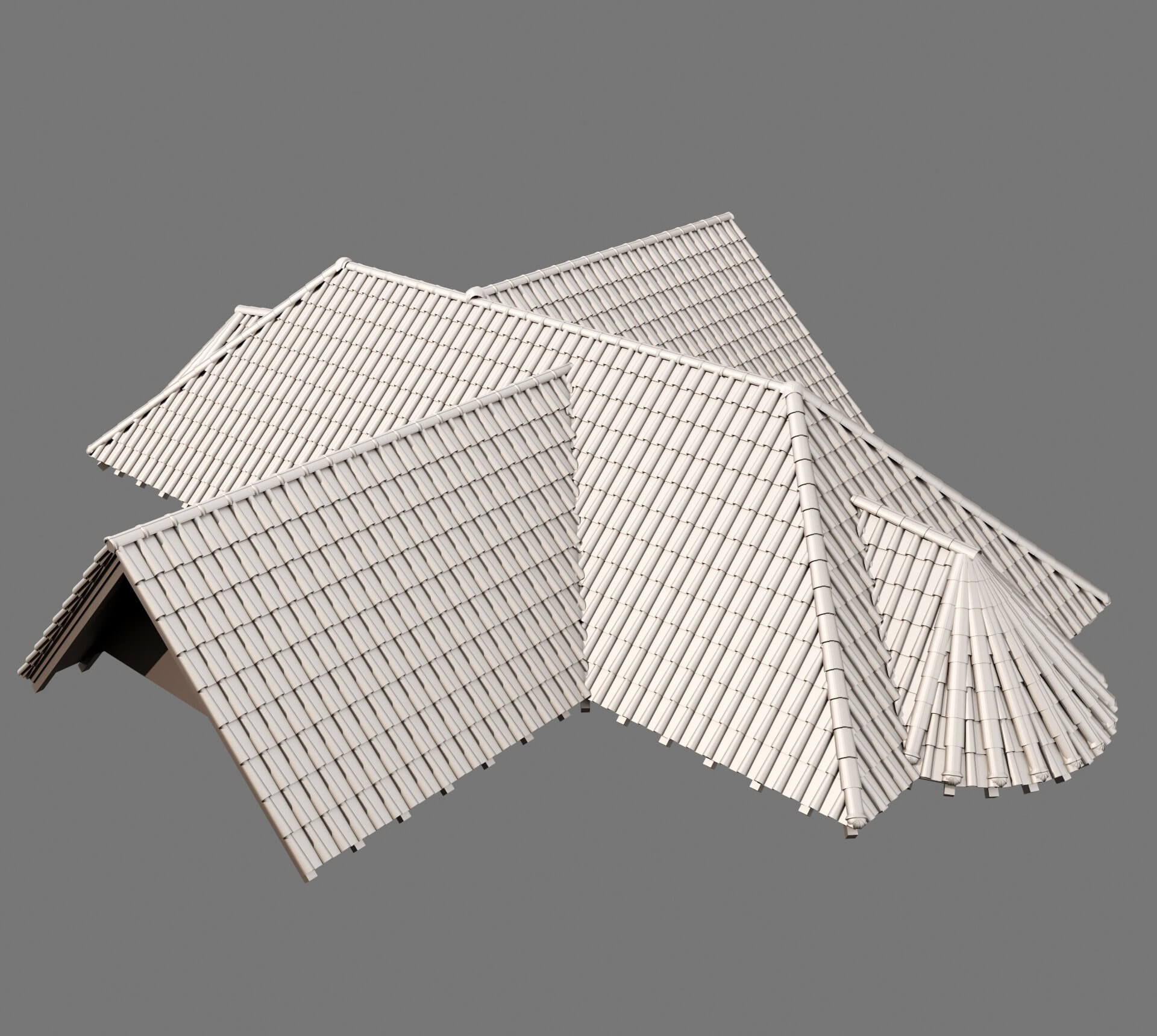 Realistic Roof 35 - 3D Model by msasdt