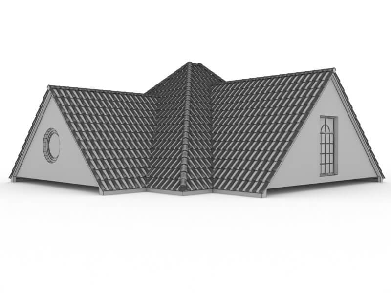 Roof Shingles 1 - 3D Model by msasdt