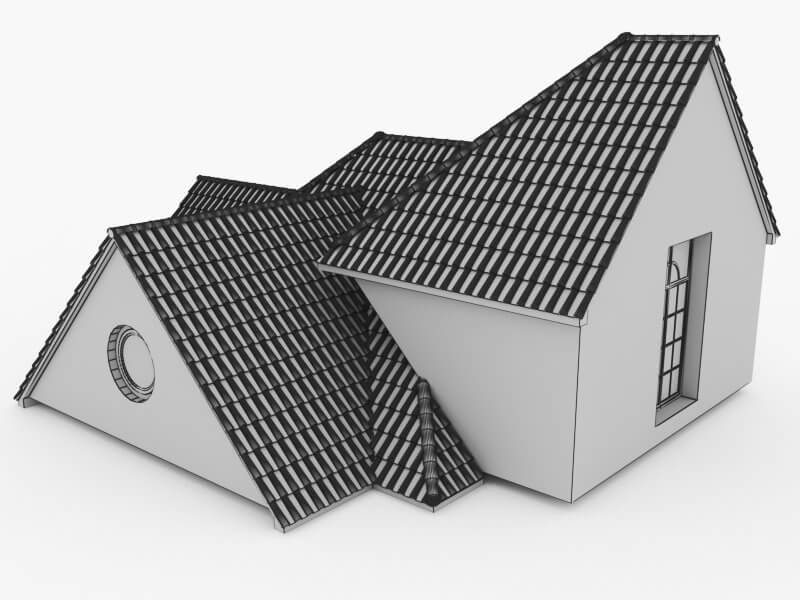 Roof Shingles 3 - 3D Model by msasdt