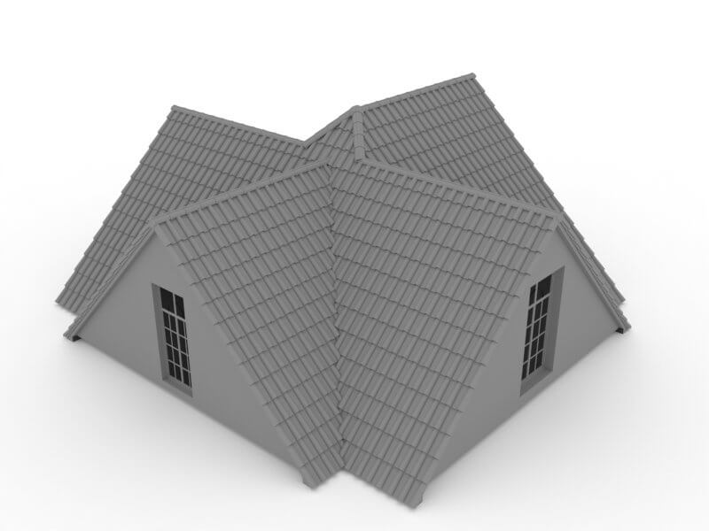 Roof Shingles 5 - 3D Model by msasdt