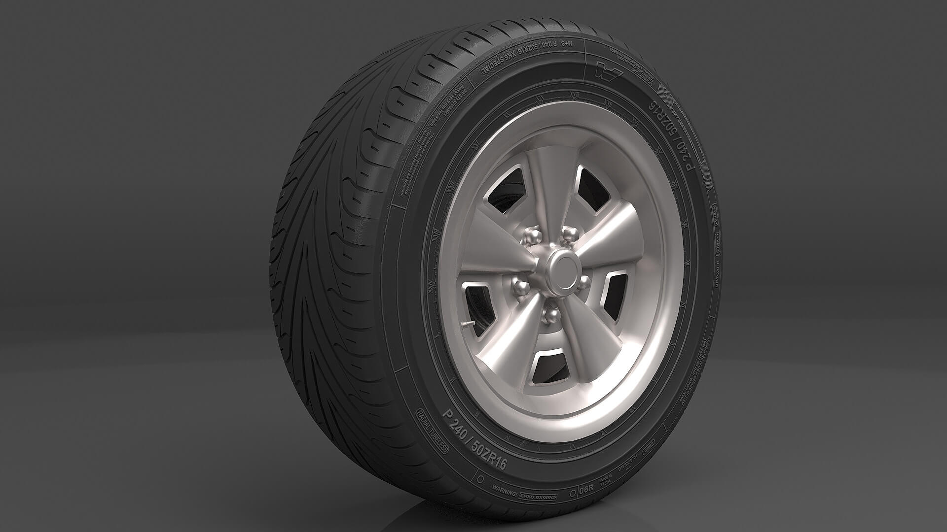 Wheel Tire 10 - 3D Model by msasdt