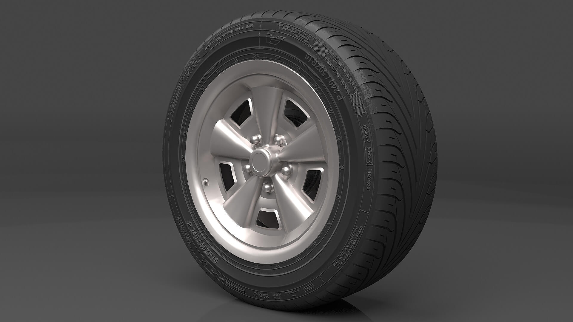 Wheel Tire 10 - 3D Model by msasdt