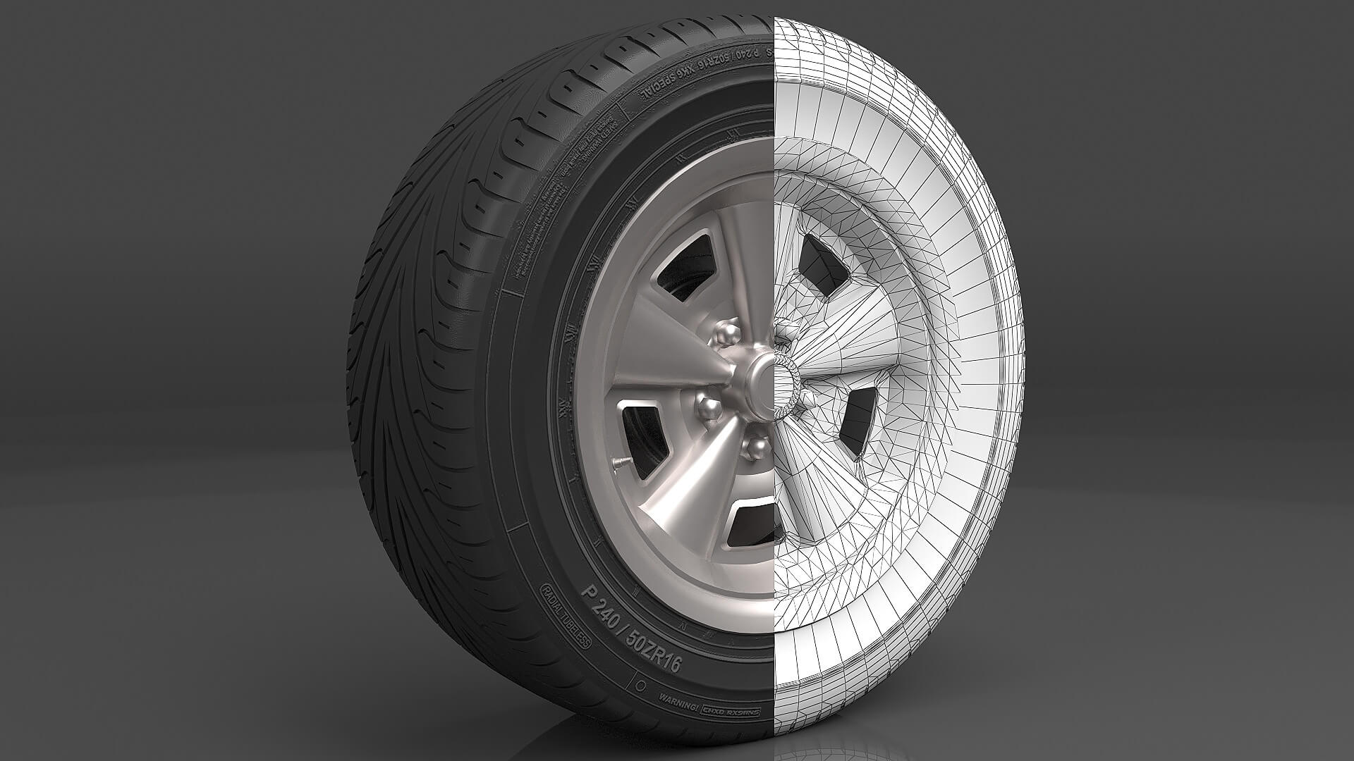 Wheel Tire 10 - 3D Model by msasdt