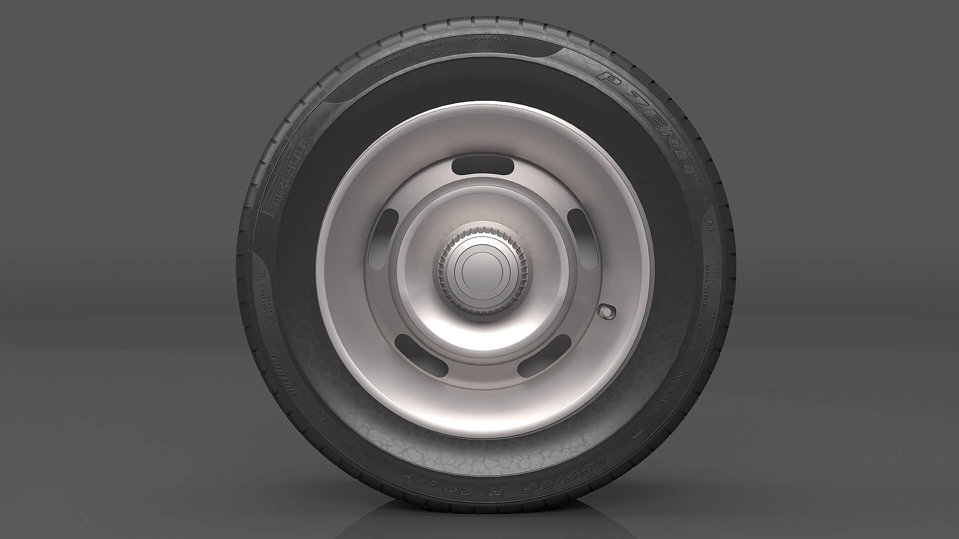 Wheel and Tire 5 - 3D Model by msasdt