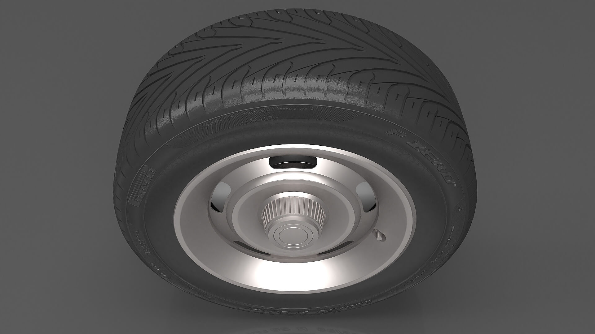 Wheel and Tire 5 - 3D Model by msasdt