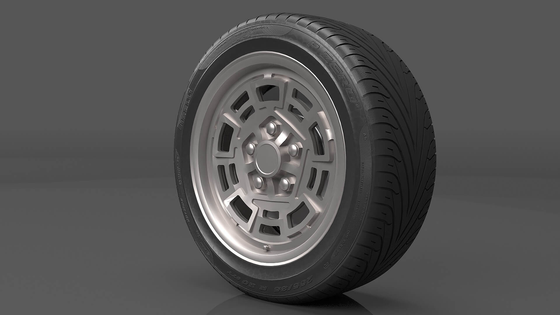 Wheel Tire 6 - 3D Model by msasdt