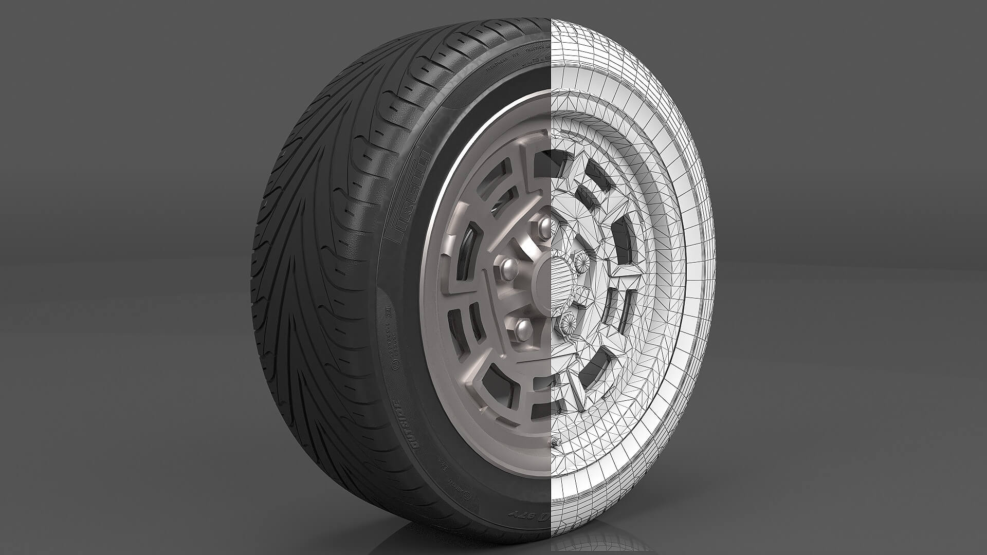 Wheel Tire 6 - 3D Model by msasdt