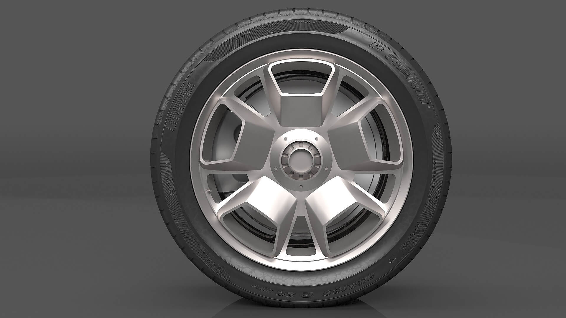 Wheel Tire 7 - 3D Model by msasdt