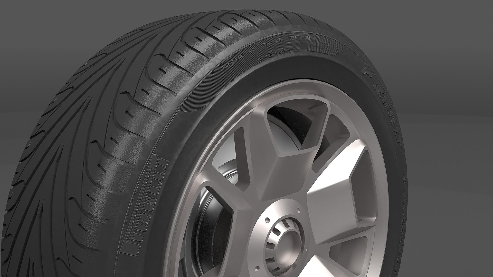 Wheel Tire 7 - 3D Model by msasdt