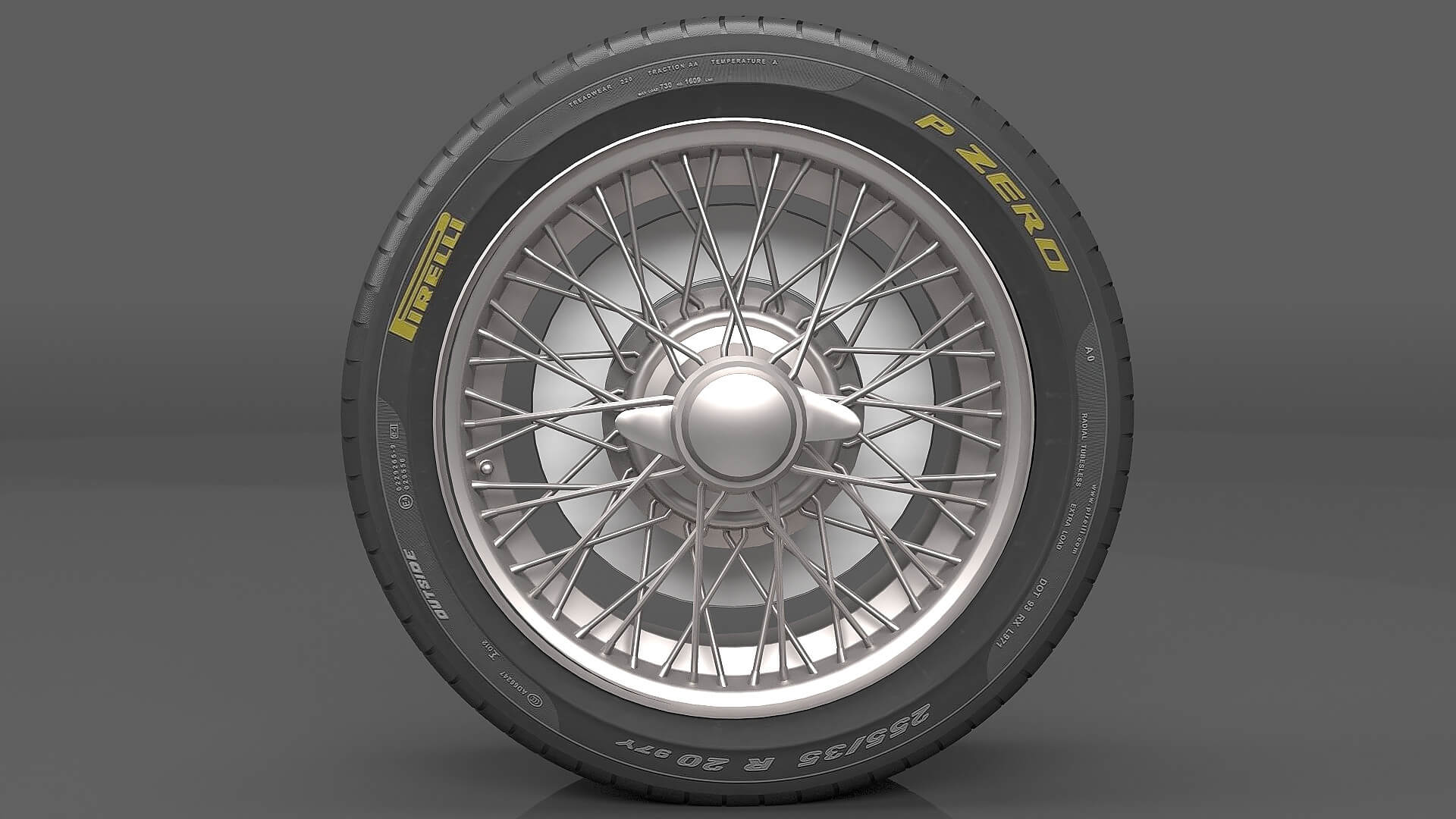 Wheel Tire 8 - 3D Model by msasdt