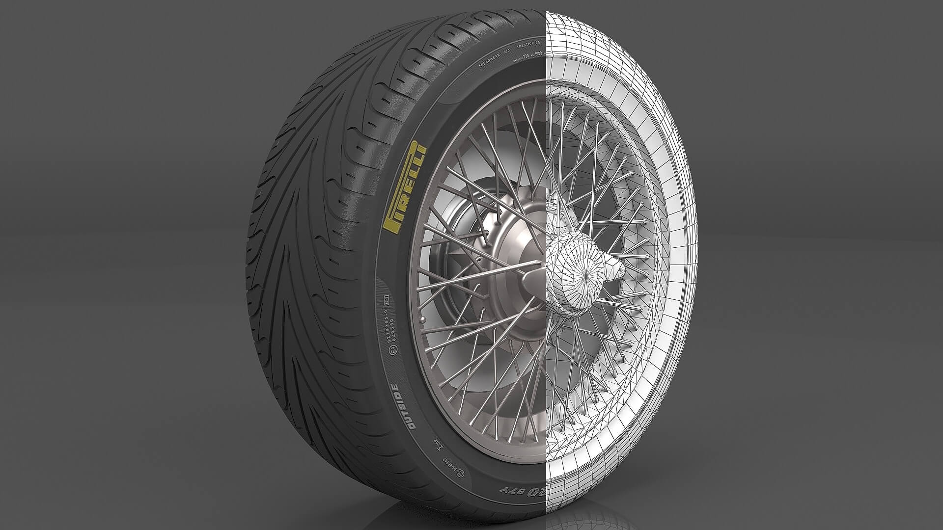 Wheel Tire 8 - 3D Model by msasdt