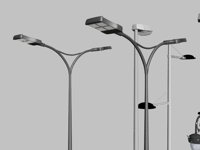 Street Light Collections - 3D Model by msasdt
