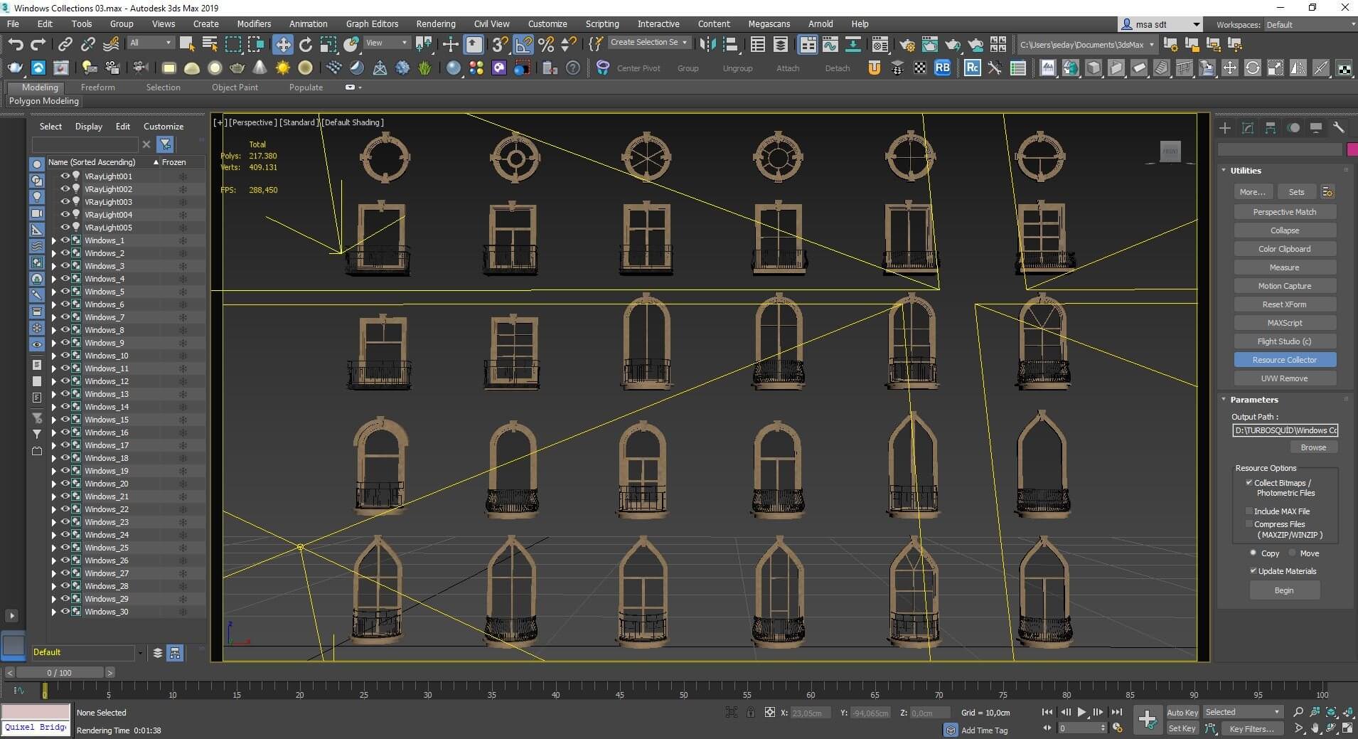 Windows Collections 2 - 3D Model by msasdt