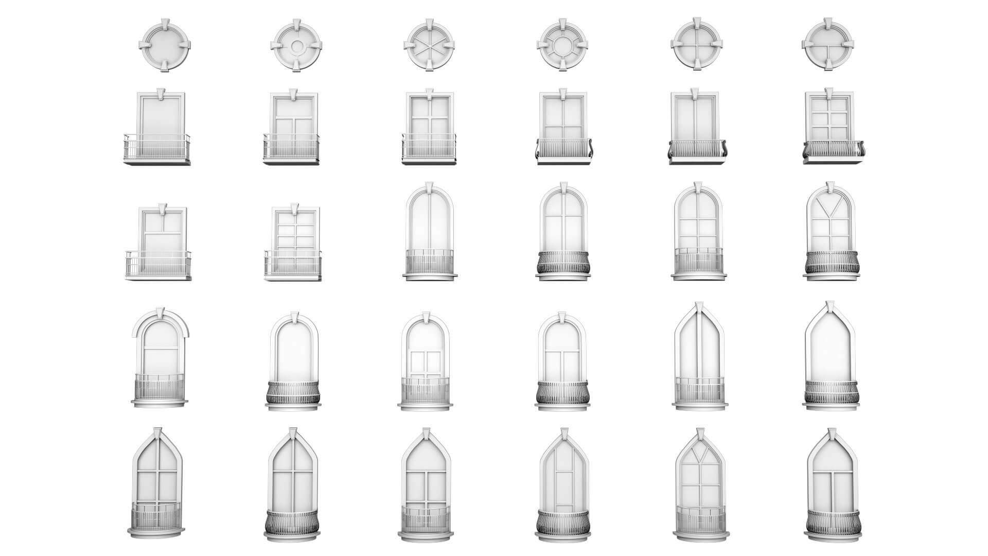 Windows Collections 2 - 3D Model by msasdt