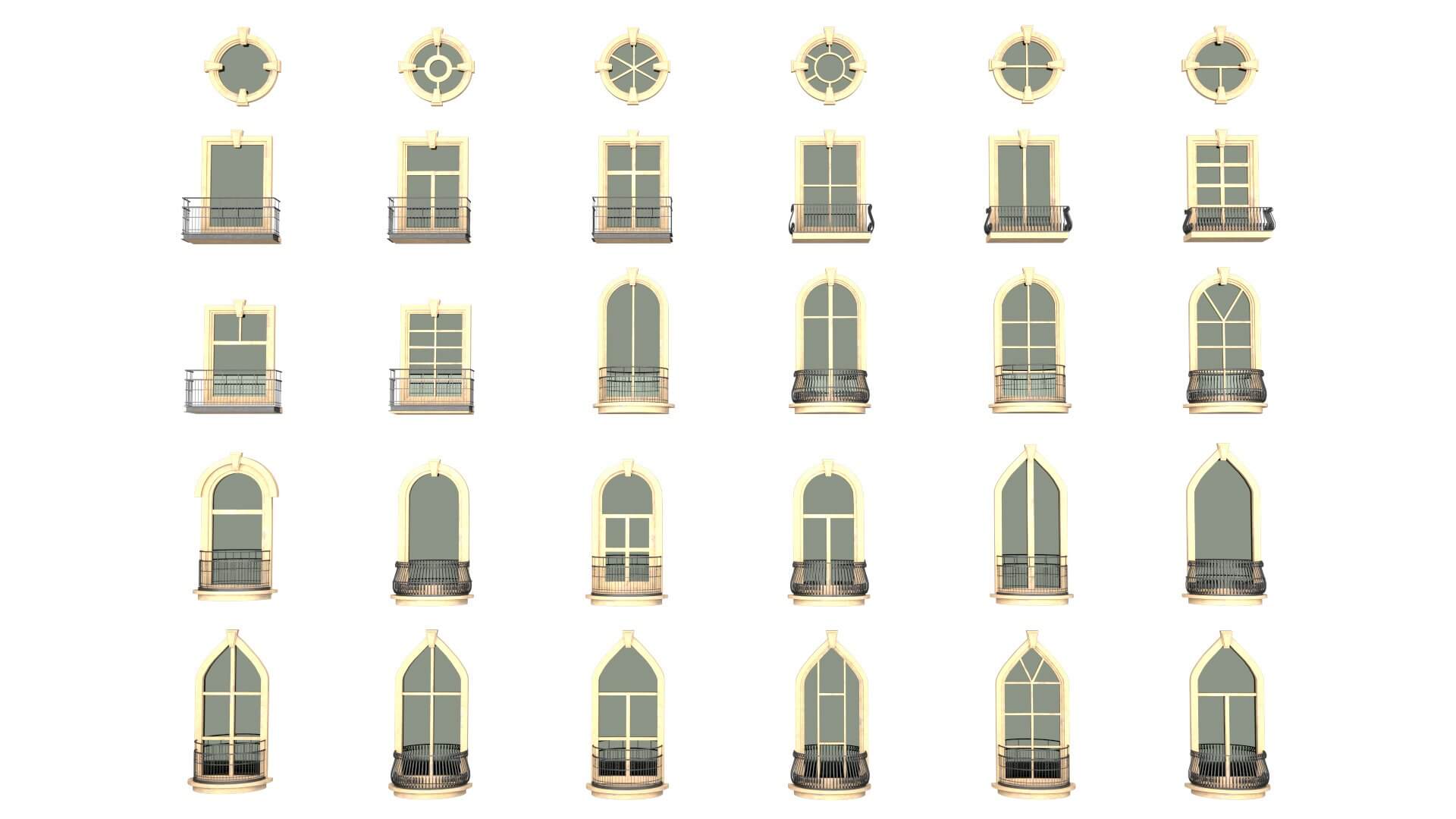 Windows Collections 2 - 3D Model by msasdt