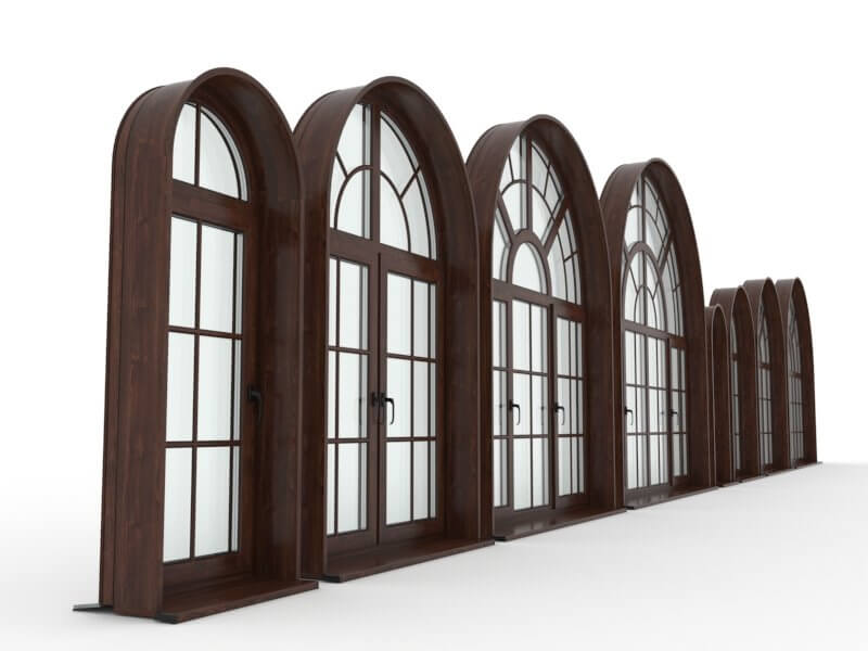 Wood Windows - 3D Model by msasdt