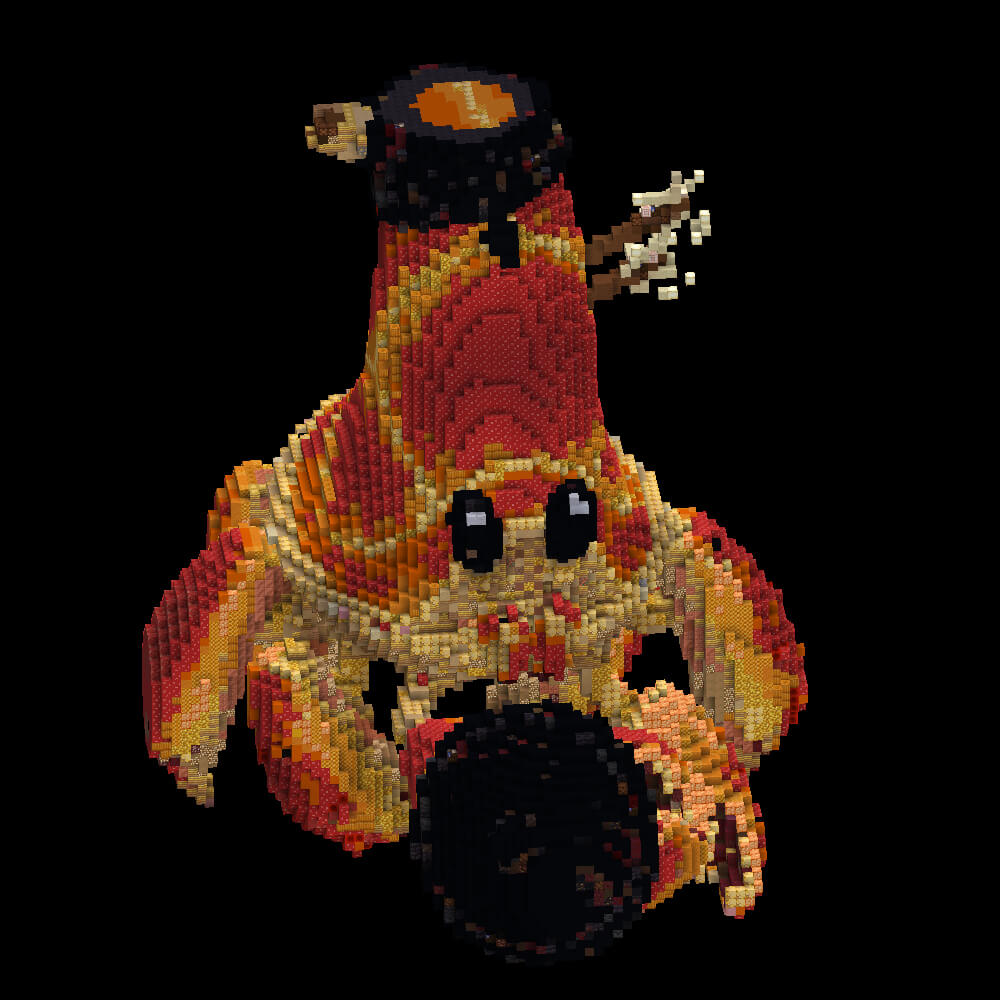 Armored Crab of Mincraft - 3D Model by msilence