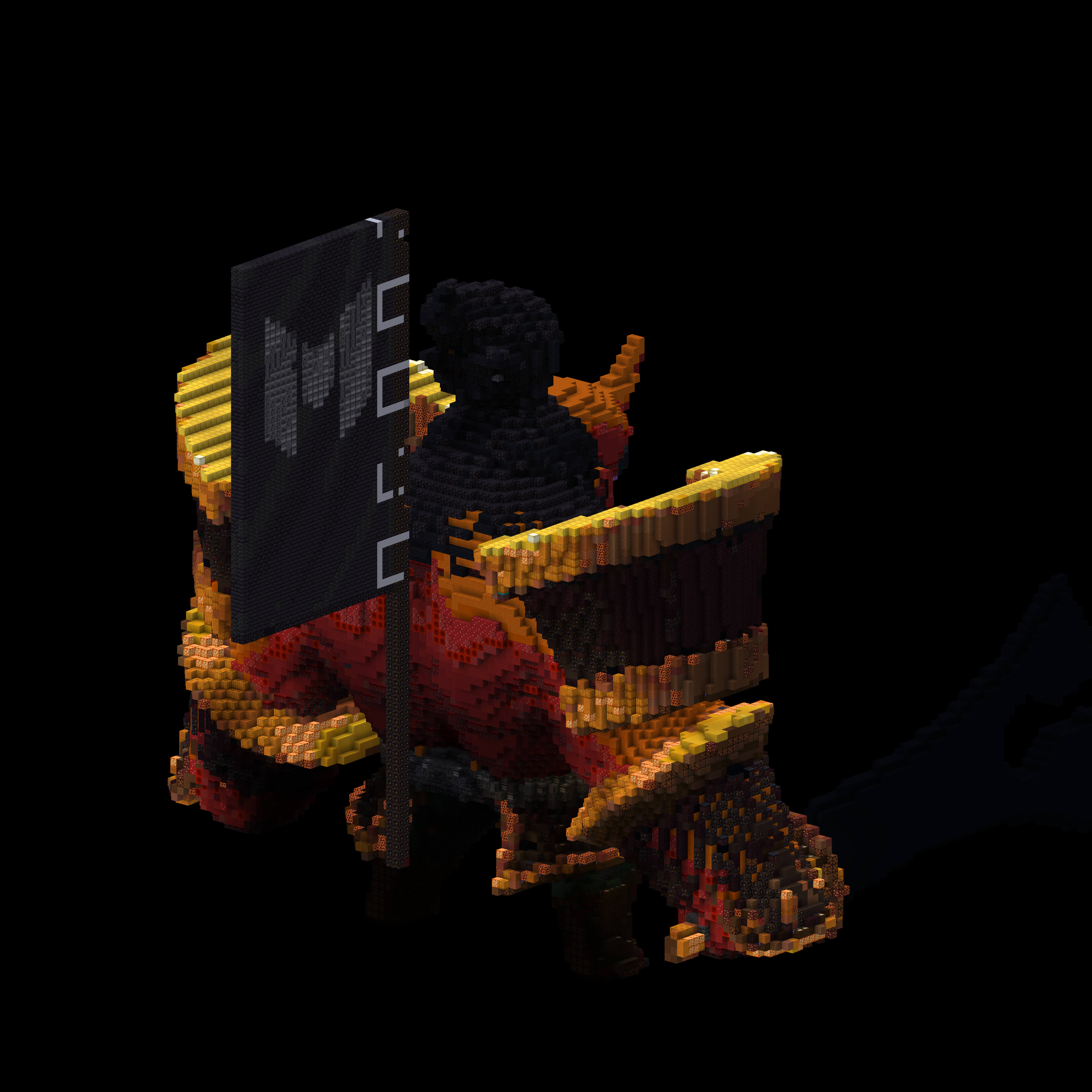 Samurai Oni Mincraft - 3D Model by msilence