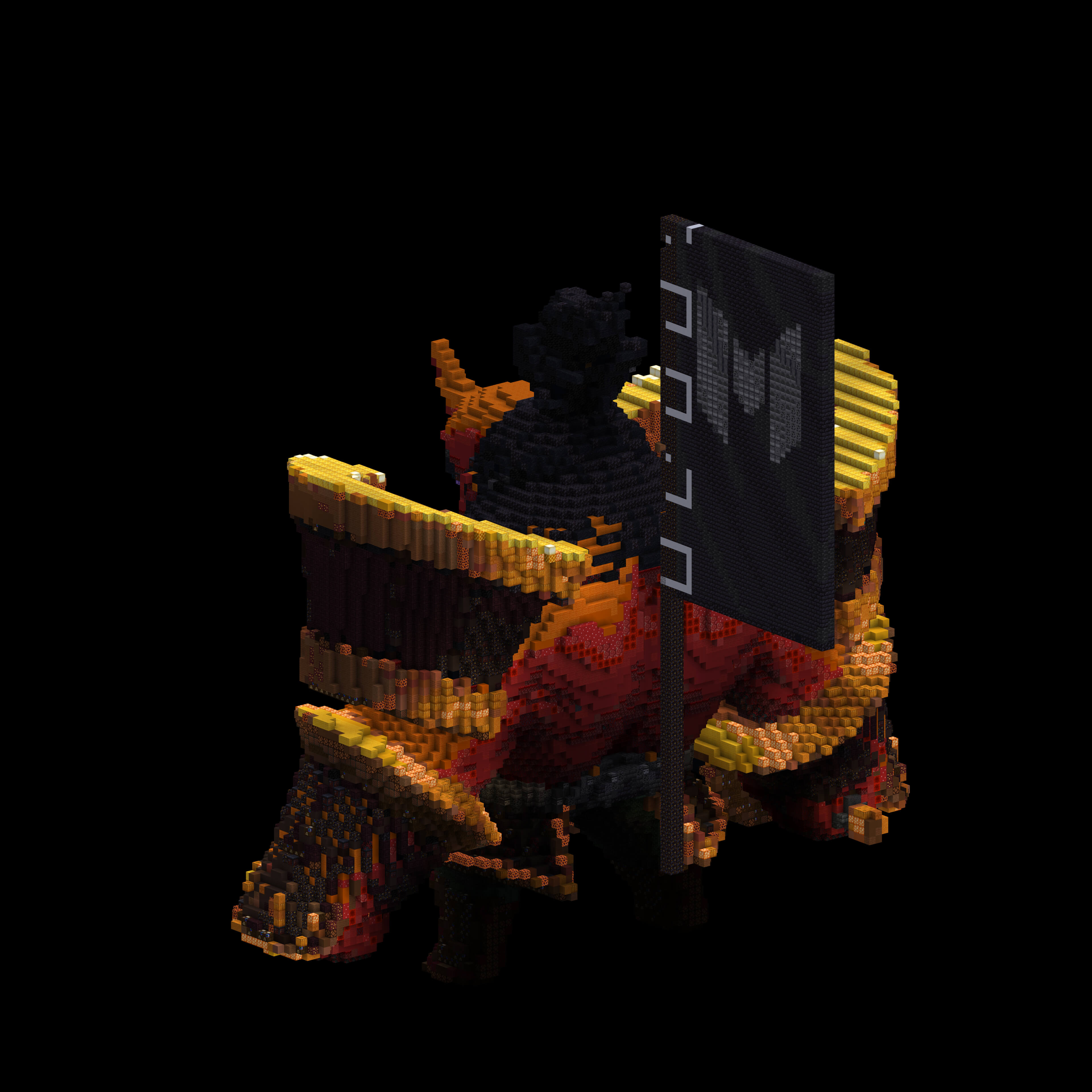 Samurai Oni Mincraft - 3D Model by msilence
