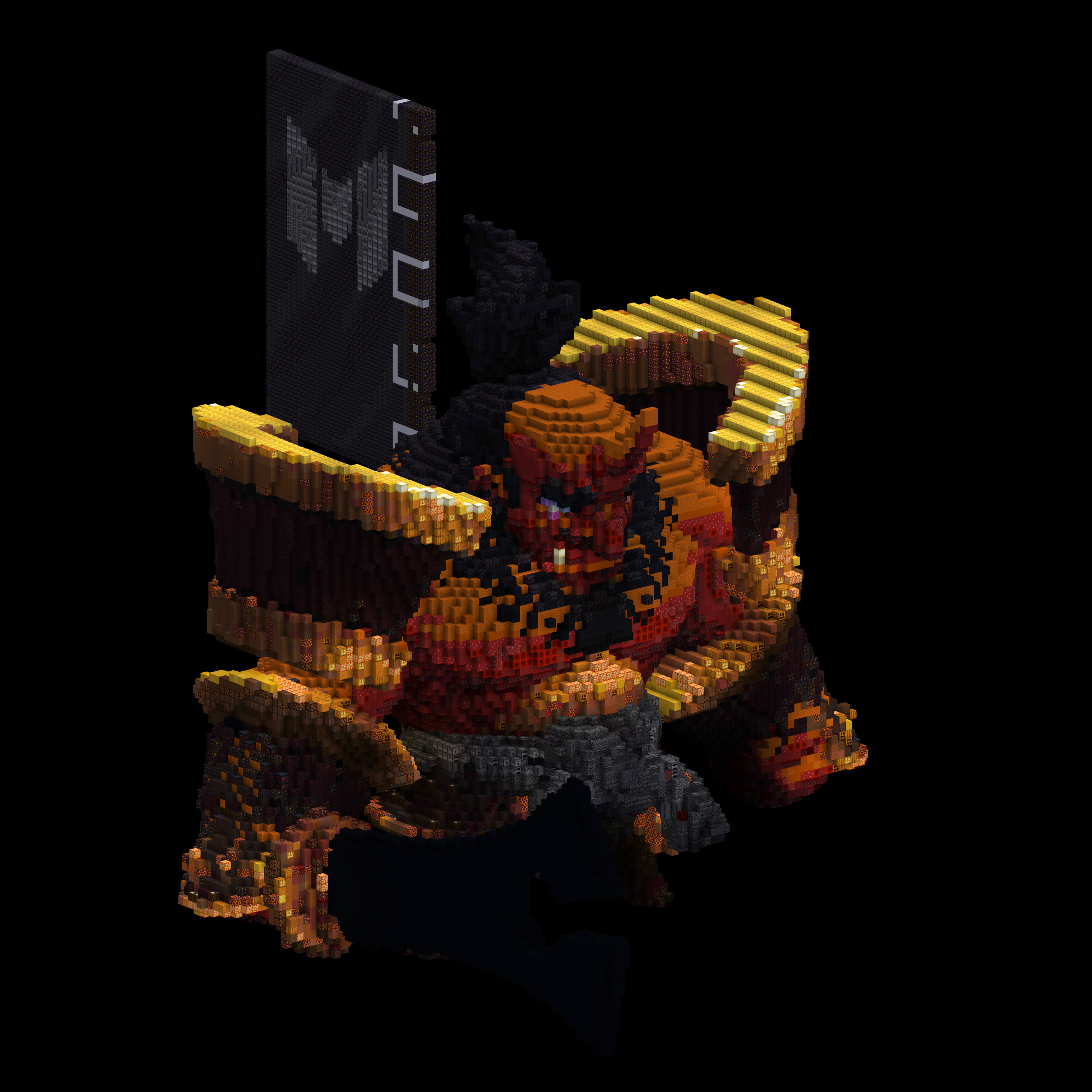 Samurai Oni Mincraft - 3D Model by msilence