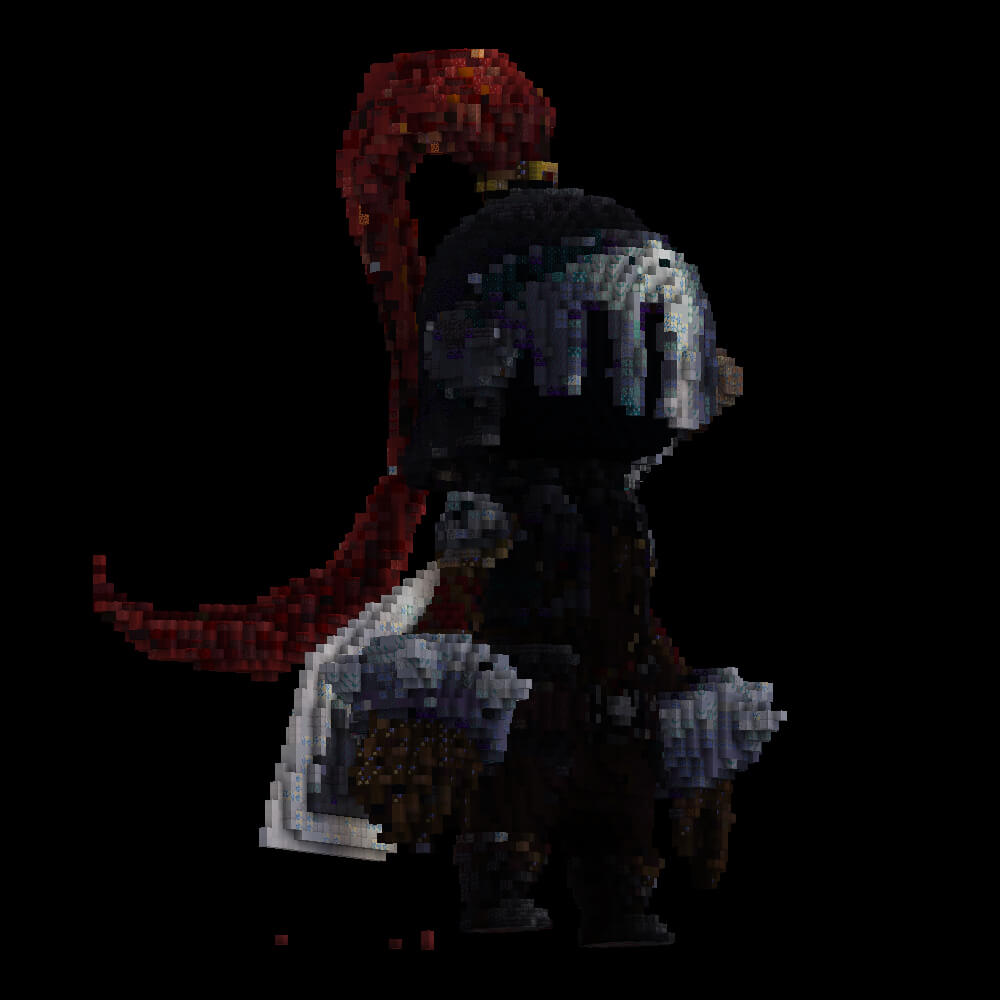 The Dark Knight of Minecraft - 3D Model by msilence