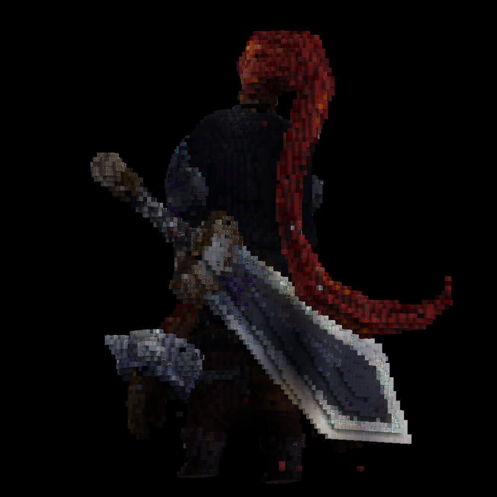 The Dark Knight of Minecraft - 3D Model by msilence