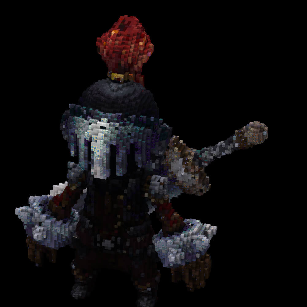 The Dark Knight of Minecraft - 3D Model by msilence