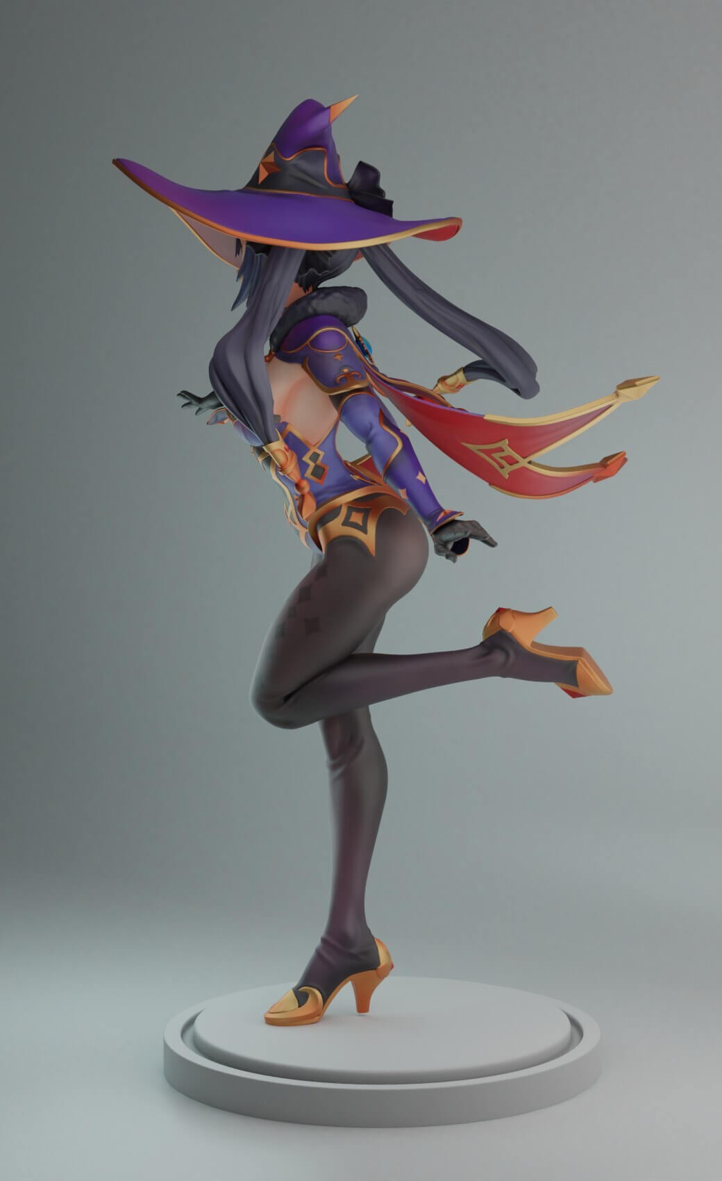 Genshin Impact Mona - 3D Model by msprenders