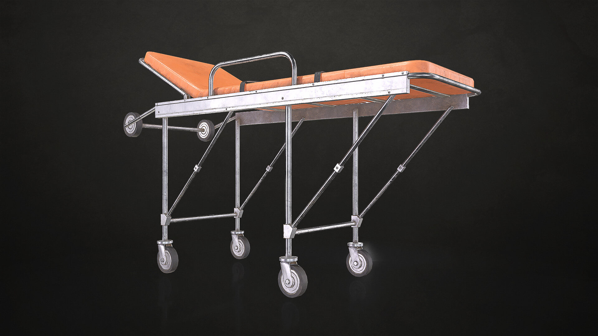 Ambulance Stretcher - 3D Model by MSWoodvine