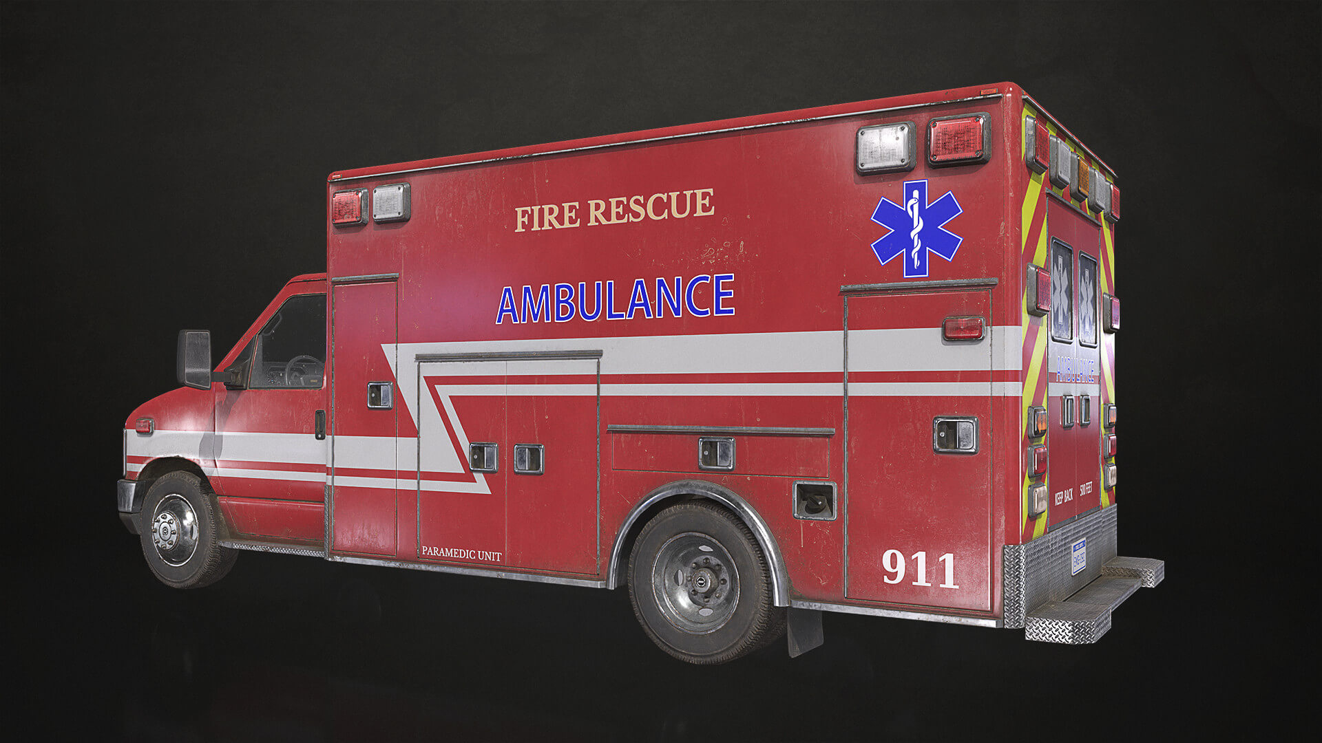 Ambulance Type 2 - 3D Model by MSWoodvine