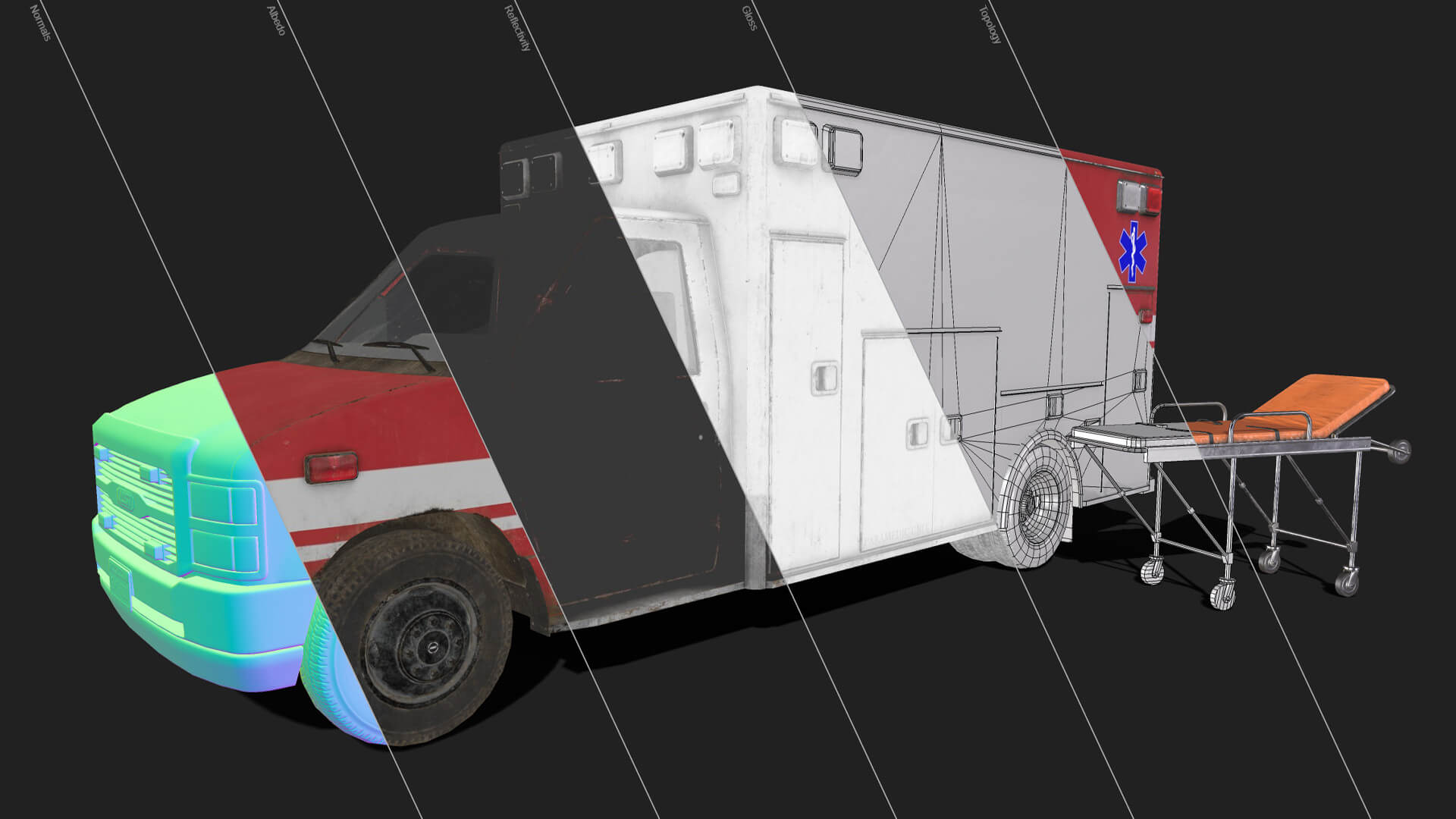 Ambulance Type 2 - 3D Model by MSWoodvine