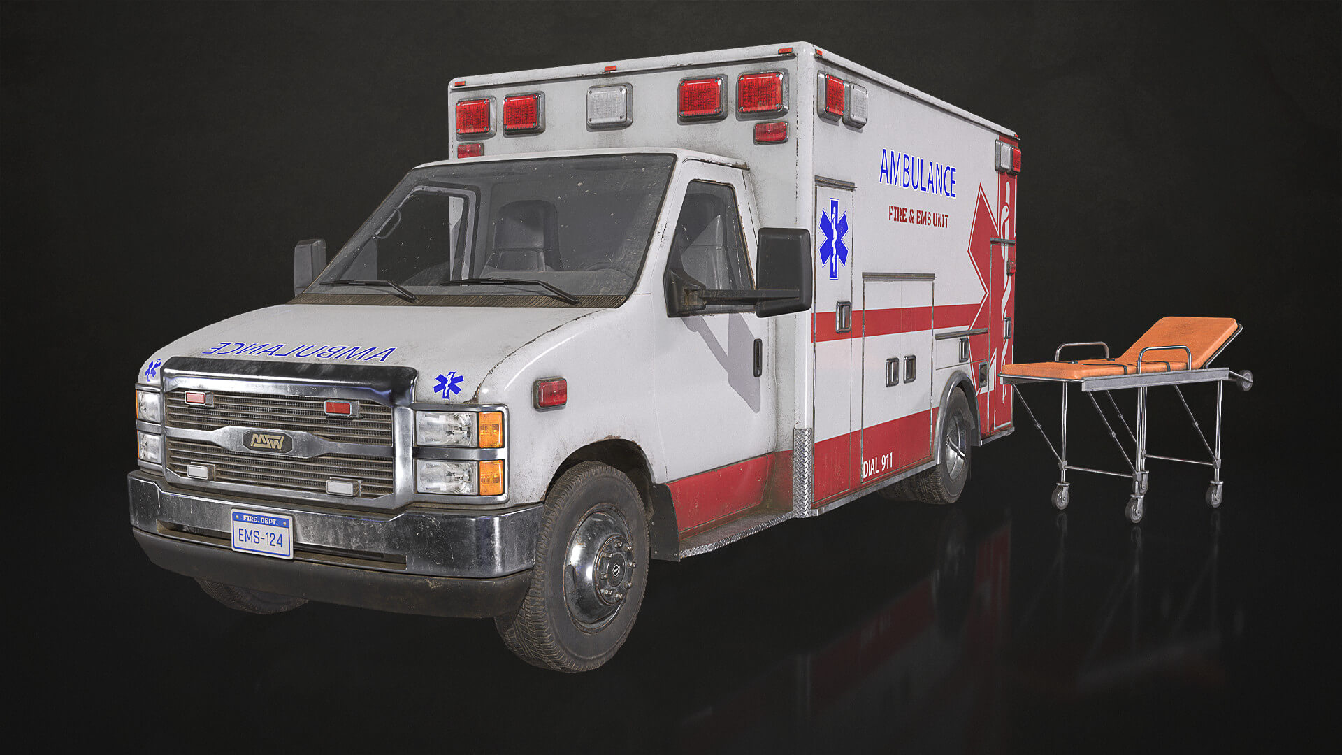 Ambulance Type 3 - 3D Model by MSWoodvine