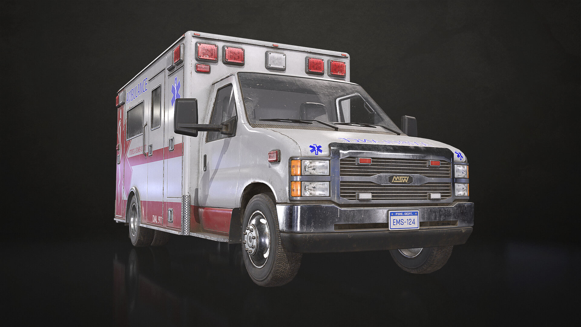 Ambulance Type 3 - 3D Model by MSWoodvine