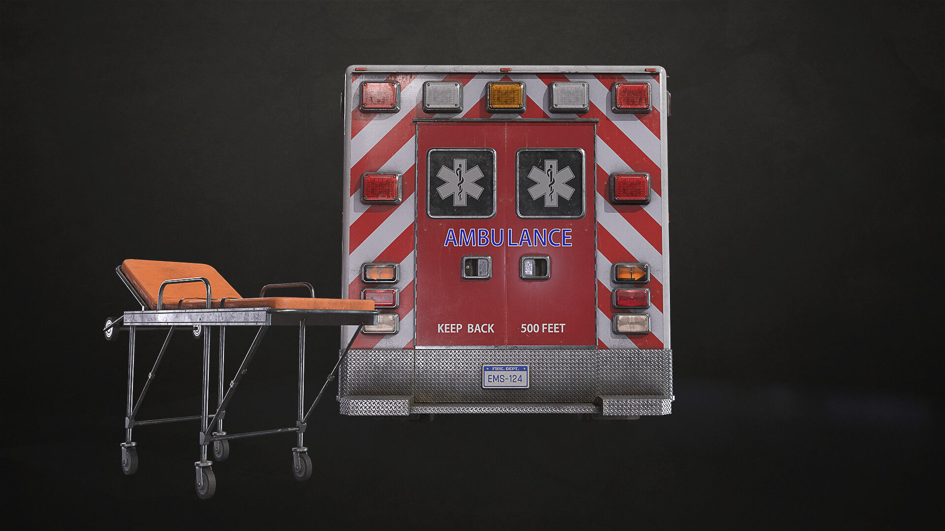 Ambulance Type 3 - 3D Model by MSWoodvine