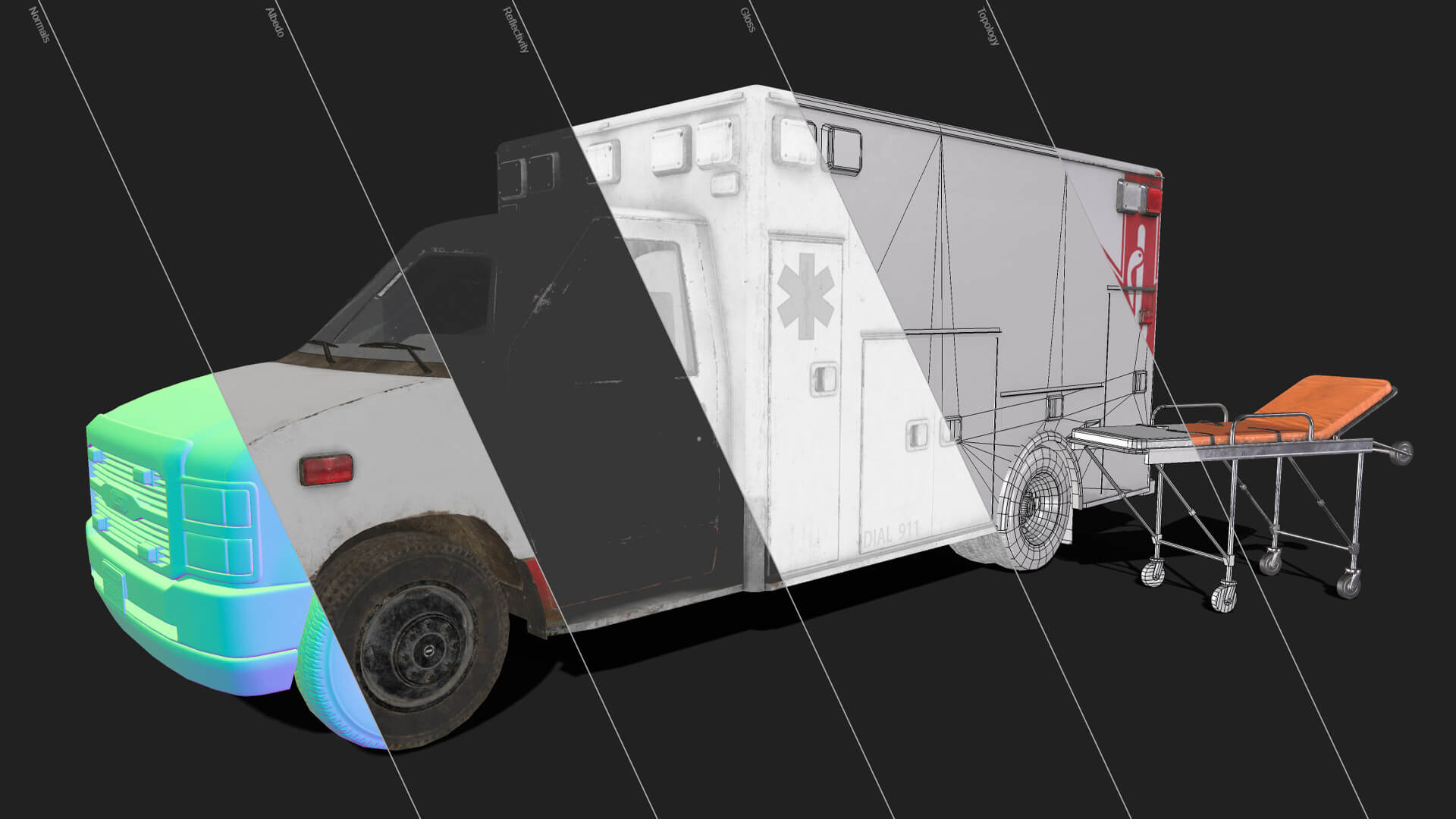Ambulance Type 3 - 3D Model by MSWoodvine