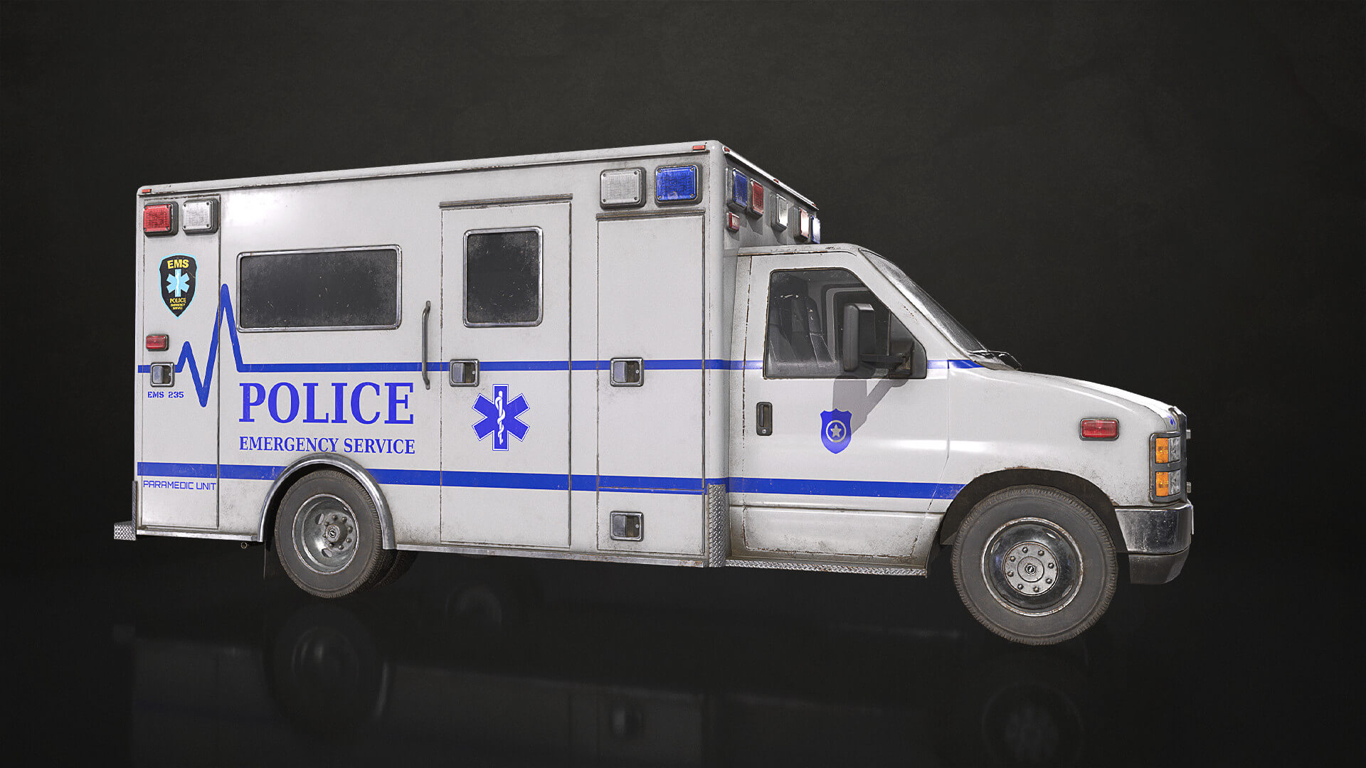Ambulance Type 4 - 3D Model by MSWoodvine