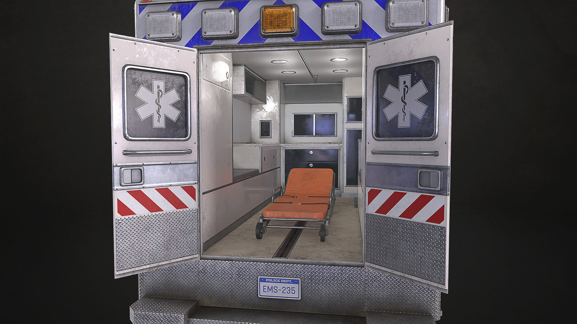 Ambulance Type 4 - 3D Model by MSWoodvine