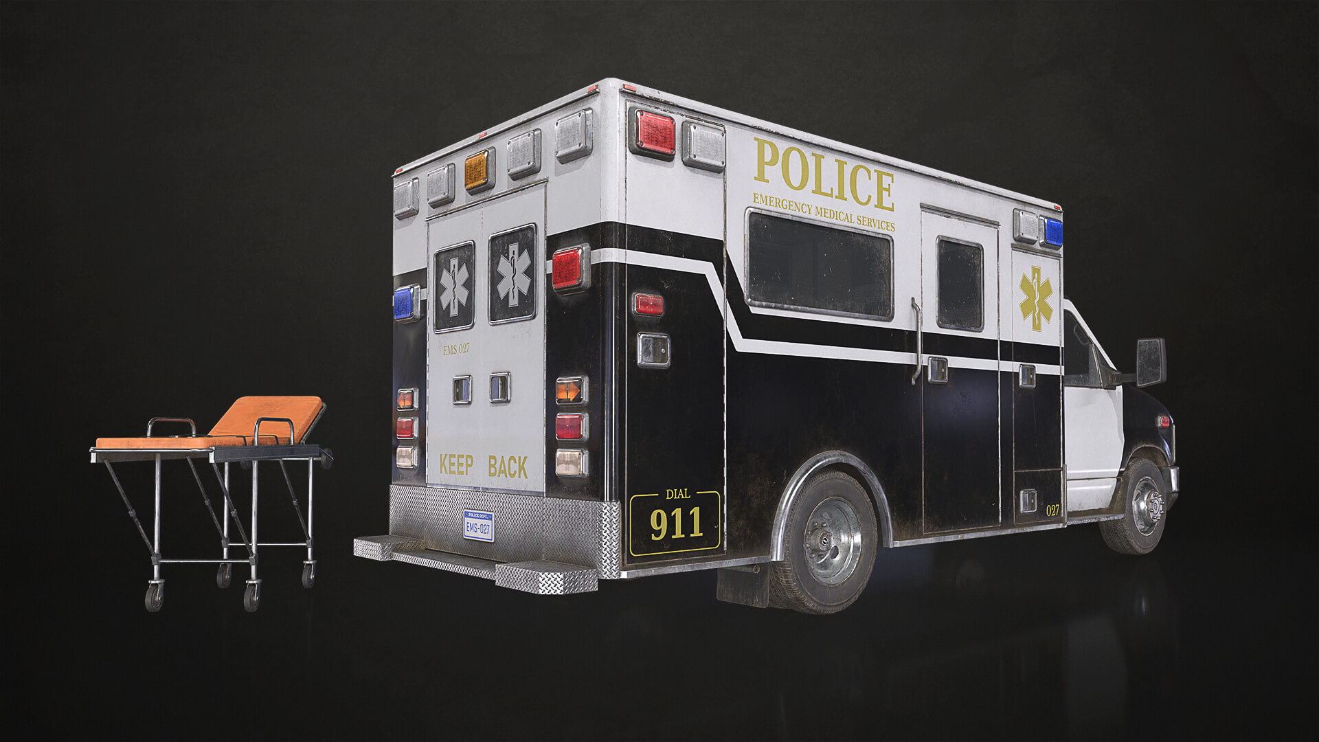 Ambulance Type 5 - 3D Model by MSWoodvine