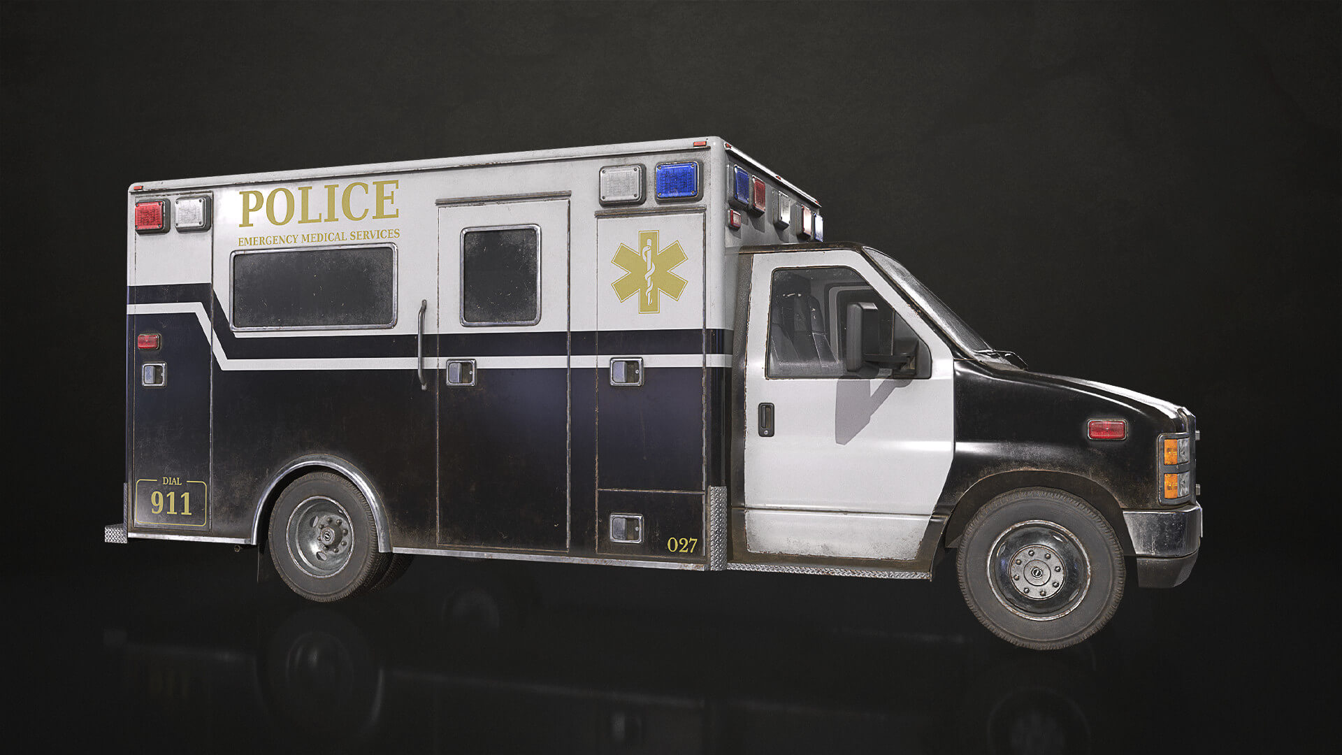 Ambulance Type 5 - 3D Model by MSWoodvine