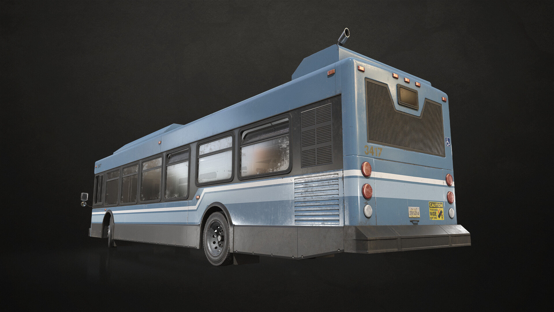 City Transit Bus V2 - 3D Model by MSWoodvine
