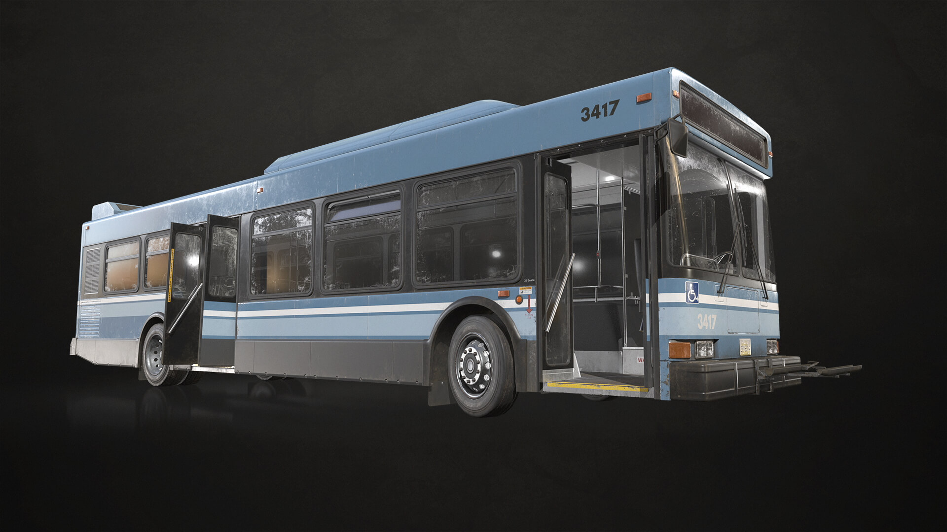 City Transit Bus V2 - 3D Model by MSWoodvine