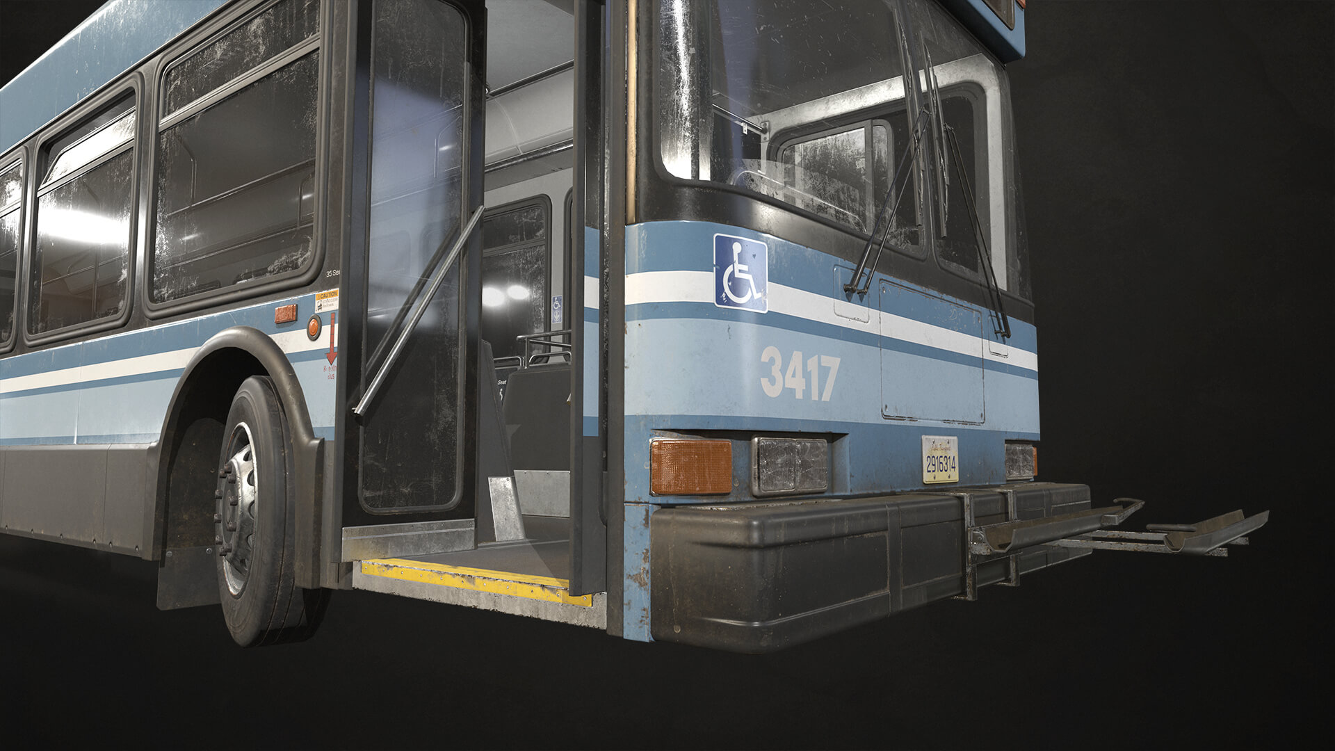 City Transit Bus V2 - 3D Model by MSWoodvine